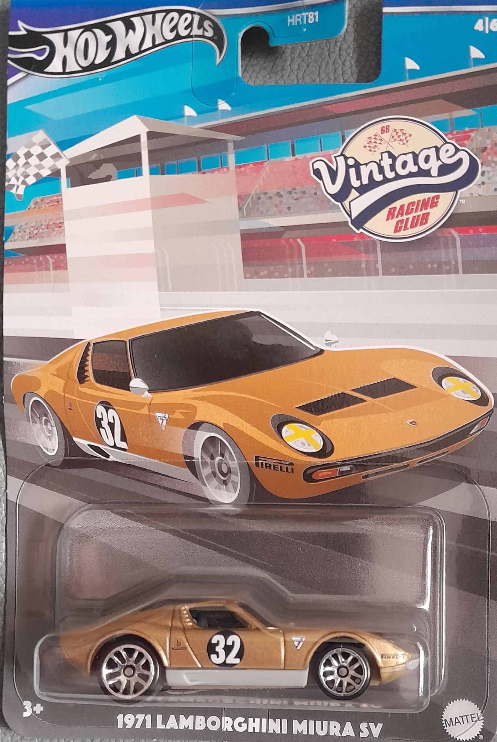Hot Wheels Vintage Racing Club – 1971 Lamborghini Miura SV - Universo ...