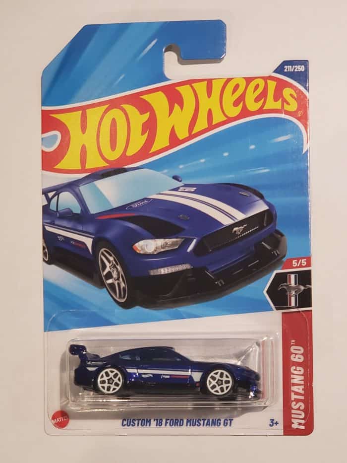 Hot Wheels Mustang 60 – Custom ’18 Ford Mustang GT – Universo Hot Wheels